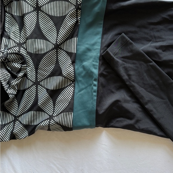 Seea | Swim | Copy Seea Swim Black Long Sleeve Top With Green Pattern ...